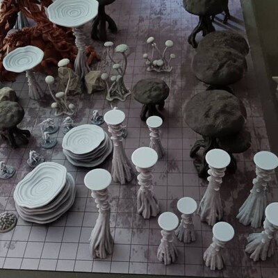 Craterellus Mushroom Big Fungus Fungi Terrain Scenery Landscape TTRPG ...