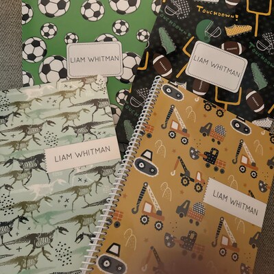 School Pocket Folder, Back to School, Personalized, School Supplies ...