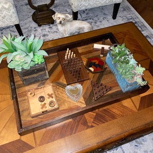 Cross Peg Solitaire Handmade Wooden Brain Teaser Cracker Barrel Game ...