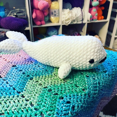 PATTERN: Bianca the Beluga Whale Pattern Amigurumi Beluga Pattern ...