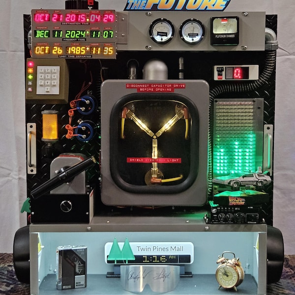 Back to the Future (BTTF) Logo LED Lightbox | USB Powered With Dimming ...