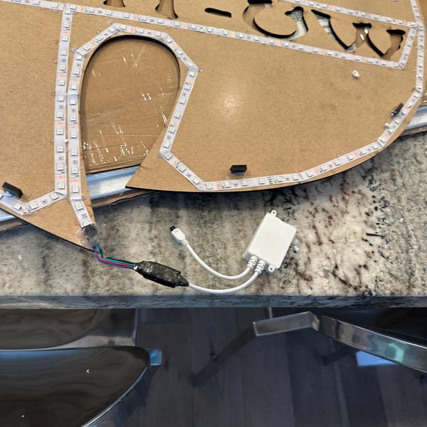 World of Warcraft Led Sign, World of Warcaft Led Light, Wood Wall Decor ...