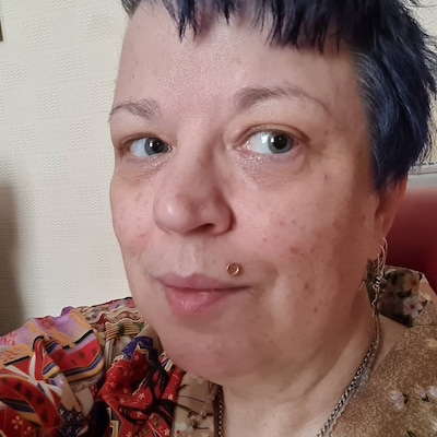 Flower Piercing 14K Solid Gold Solitaire CZ Flower Piercing - Etsy