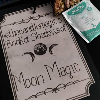 Moon Magic Book of Shadows - Etsy
