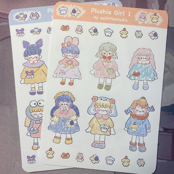 Bunny Dream Garden Sticker Smooth Matte Lamination Sticker, Laptop ...