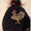KNIT Chicken Hat PATTERN Only Knit Instructions Downloadable PDF File ...
