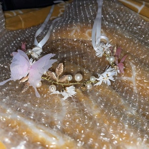 Butterfly Crown Headband Baby Butterfly Garden Crown Gold - Etsy