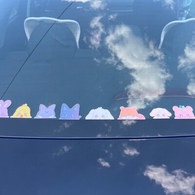 Ateez Aniteez Peeker Car Decals Ateez Stickers Aniteez Decal Ateez Car ...