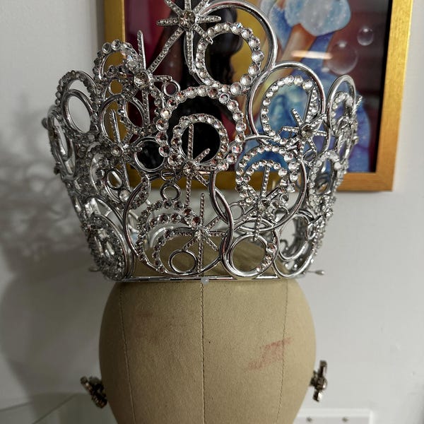 3D Printed Glinda-inspired 3D Crown, Glinda Tiara, Bubble Crown (ships ...