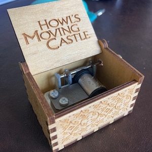 Cute Tiny Hand-cranked Wooden Music Box Custom Engraving Selection of ...
