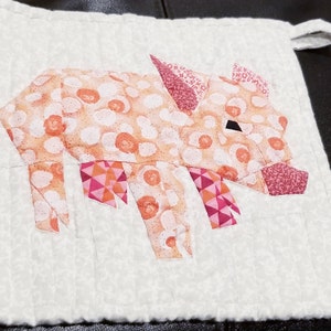 Pig Quilt Block, Paper Pieced Quilt Pattern, PDF Pattern, Instant ...