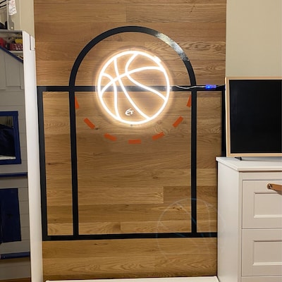 Basketball Free Throw Line Wall Decal. Boy's Room Home Decor ...