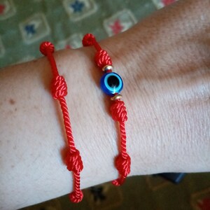 7 Knots Spanish Red PROTECTION Bracelet Family Original - Etsy