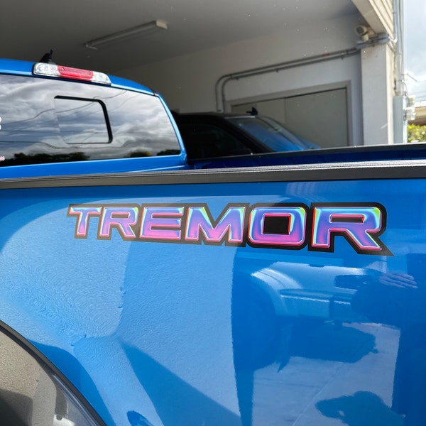 Tremor Metal Blue Decals Package Truck Bed Side F150 F250 - Etsy