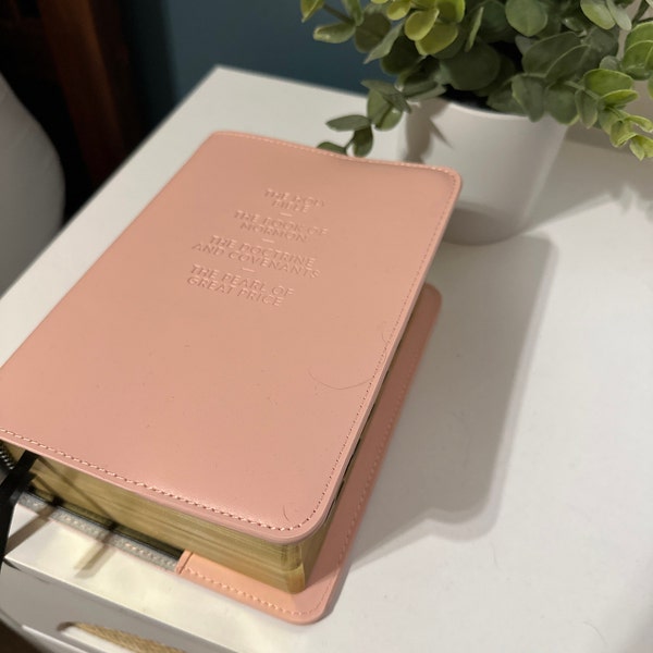 Brown Regular Size LDS Triple Combination Leather Scripture Cover, LDS ...