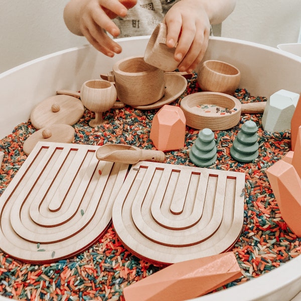 Alphabet Sensory Letter Trays - Etsy