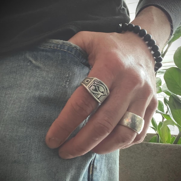 Ford Signet Ring for Mens, Sterling Silver Ring, Ford Mustang Boss 1969 ...