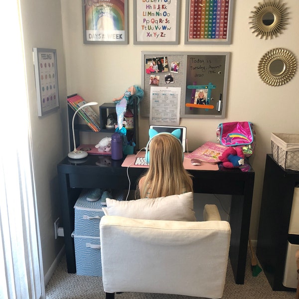 Rainbow Numbers 1-100 Classroom Poster, Nursery Art, Homeschool Print ...