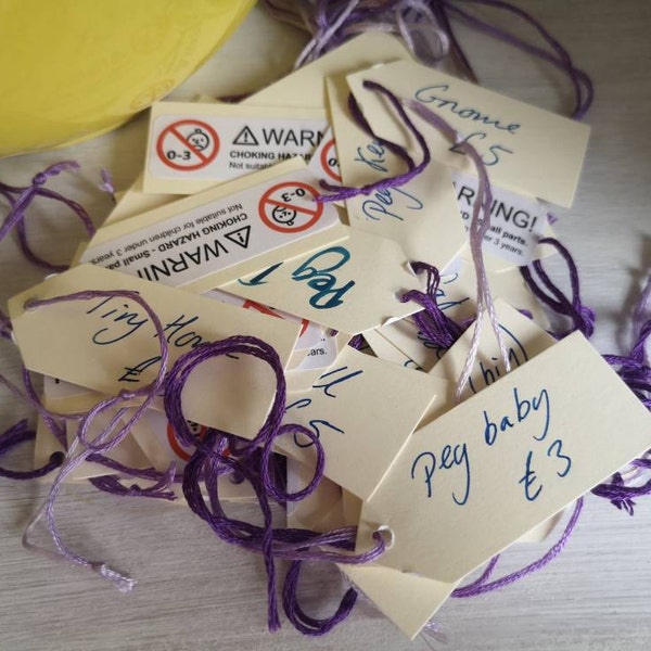 Small Parts Warning Stickers - Not Suitable for Children Under Three ...