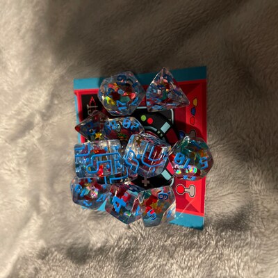 Retro Arcade Exclusive 11 Dice Set Video Game Dice With Unique DND DICE ...