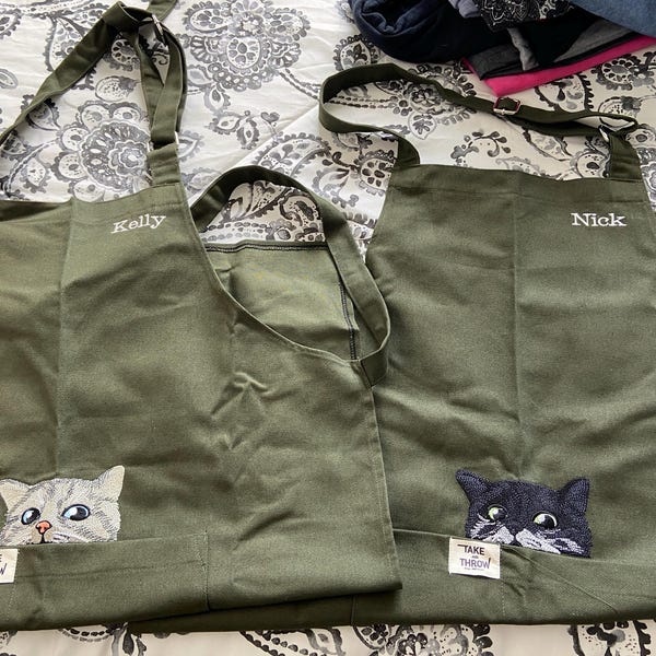 Cheers to Love and Laughter Personalized Matching Aprons for Cooking ...