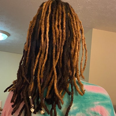 Loc Jewelry Gold W/pearl in Heart Charm Dreadlock Cuff Hair - Etsy