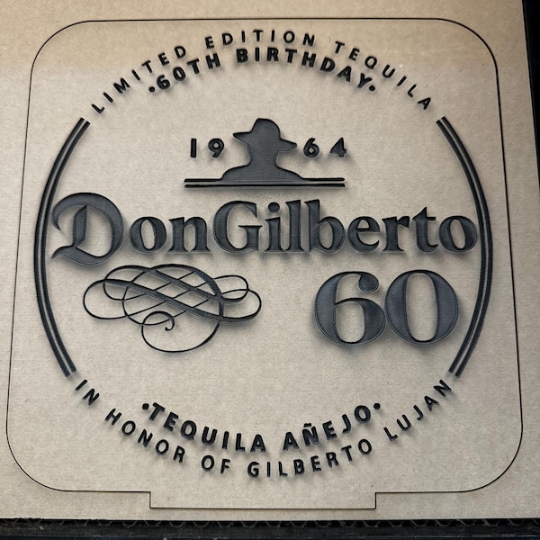 Don Julio 70th Anniversary Label for Name Customization - Instant ...