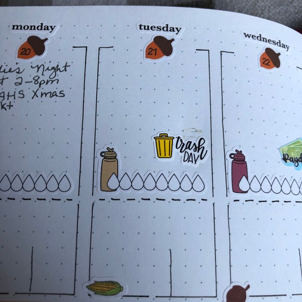 Grocery Shopping Master List: Hobonichi Weeks/cousin Notes Page Sticker ...