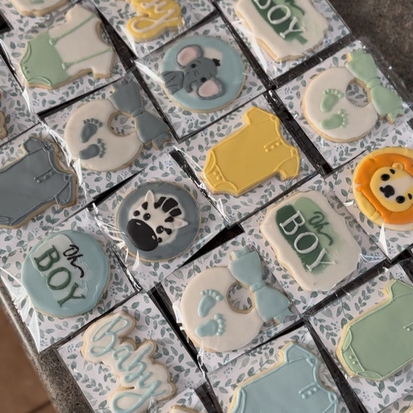 PYO Cookie Bag Topper - 4" and 5" - Paint Your Own Cookie Instructions ...