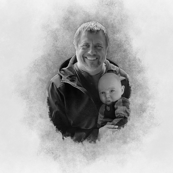 Add Deceased Parent to Wedding Photo – Realistic Color Portrait ...