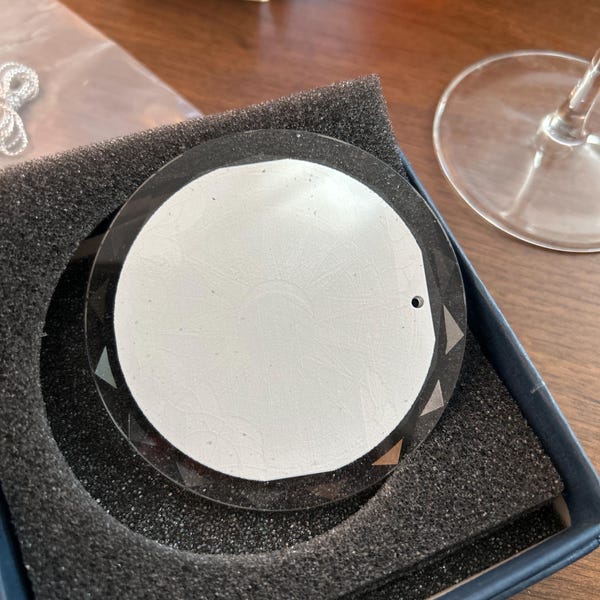 Path of Total Solar Eclipse Memento Gift, Gold Necklace, Celestial Gift ...