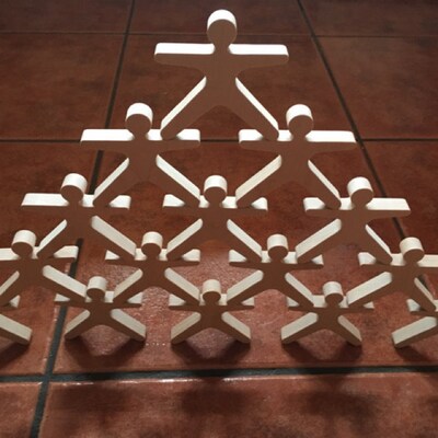 Wooden Stacking Balance Board Game ACROBATS® by Mielasiela Wooden ...