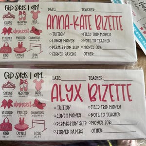 Back to School Envelopes | School Stationary | Personalized Envelopes ...