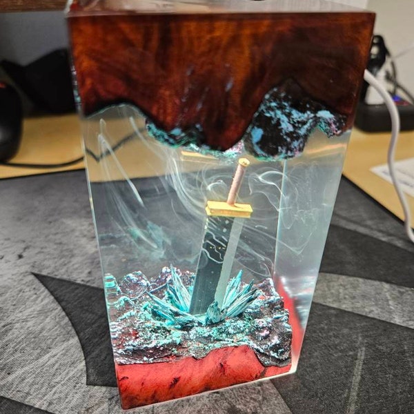 Diorama Resin Epoxy,desk Decor,handcrafted Decor,perfect Gift for Game ...