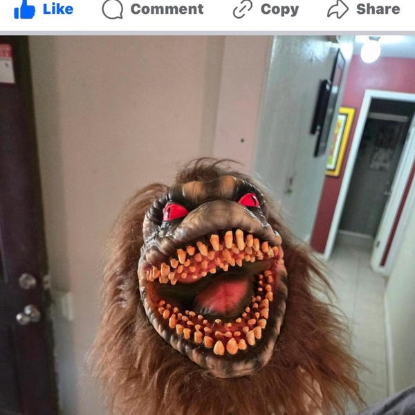 Critters Horror Movie Prop Hand Puppet / Halloween Display - Etsy