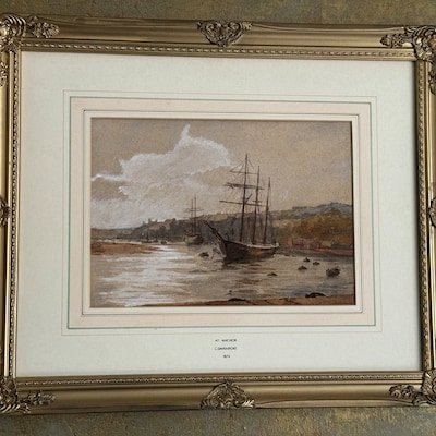 Exquisite Gold & Silver Gilt Wood and Gesso Gallery Frame - Etsy