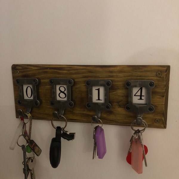 Key Holder, 16 Way Key Holder, 10 Key Rack, Multi Key Hooks. - Etsy UK