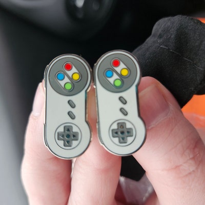 NES Controller Cufflinks, Nintendo Tie Clip, SNES Men's Jewelry, Tie ...