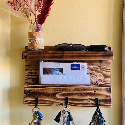 Letter Rack Reclaimed Wood - Etsy UK