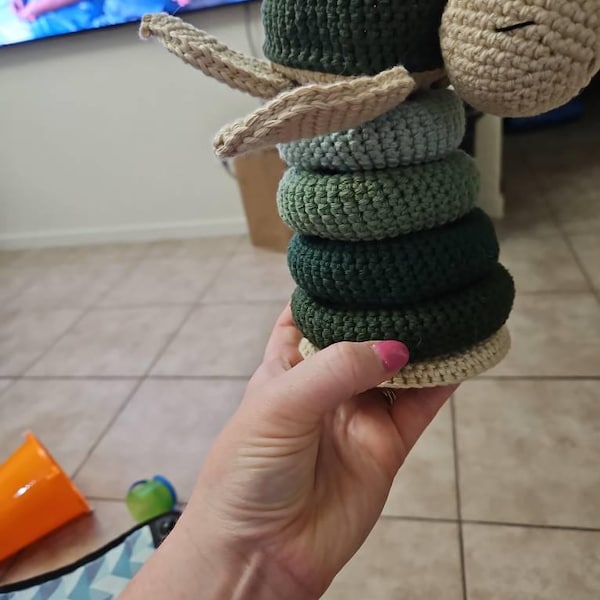 Stacking Toy Emil the Donkey - Crochet Pattern | GERMAN & ENGLISH - Etsy