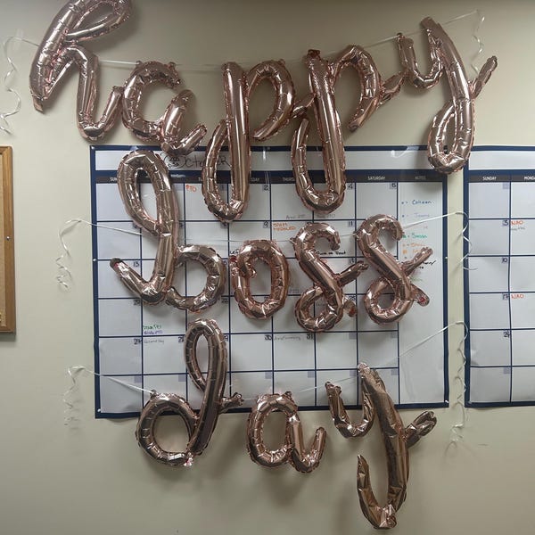 Im Bringing Sixty Back Letter Balloon Banner Gold Rose Gold Silver ...