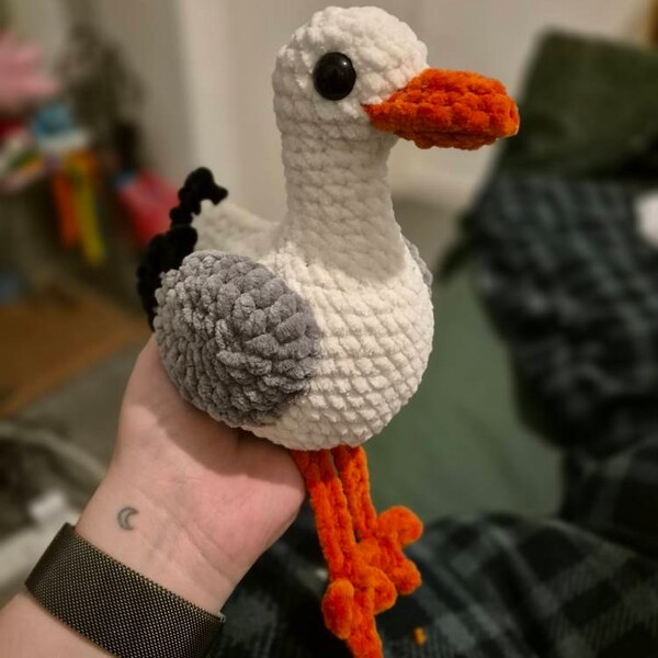 Seagull & Friends Crochet Pattern Pack, Scuttle Seagull, Sebastian Crab ...