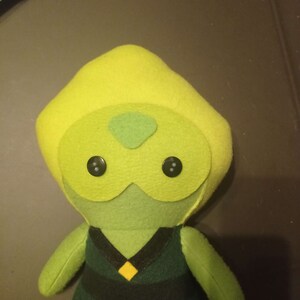 Peridot Steven Universe Crystal Gem Fleece Plush Doll - Etsy