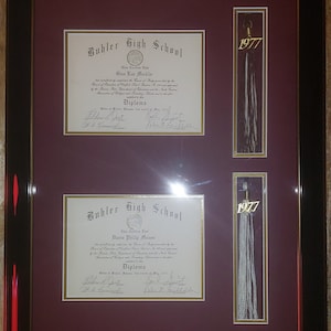 Triple Diploma Frame 5x7,8x6,9x7,10x8,11x8.5,12x9,13x10,14x11 SQ-F - Etsy