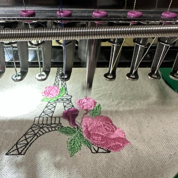Eiffel Tower Embroidery Design. Paris Embroidery Design. Mini Eiffel ...