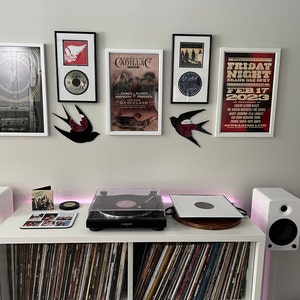Vinyl Record Wall Art, Record Artwork, 45 RPM Record Adapter, Music ...