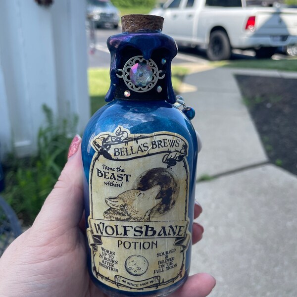 Custom Potion With Label Design, Personalized Gift, Pick Your Colors ...