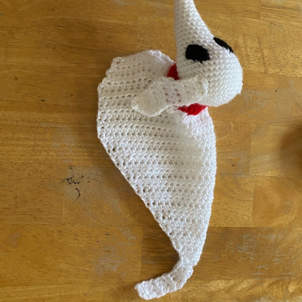 Crochet PATTERN Zero the Ghost Dog Plush Inspired by the Movie ...