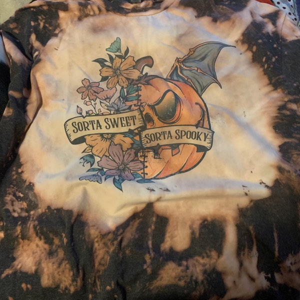 Women's Bleached Fall Shirt, Women's Fall T-shirt, Thankful Shirt ...