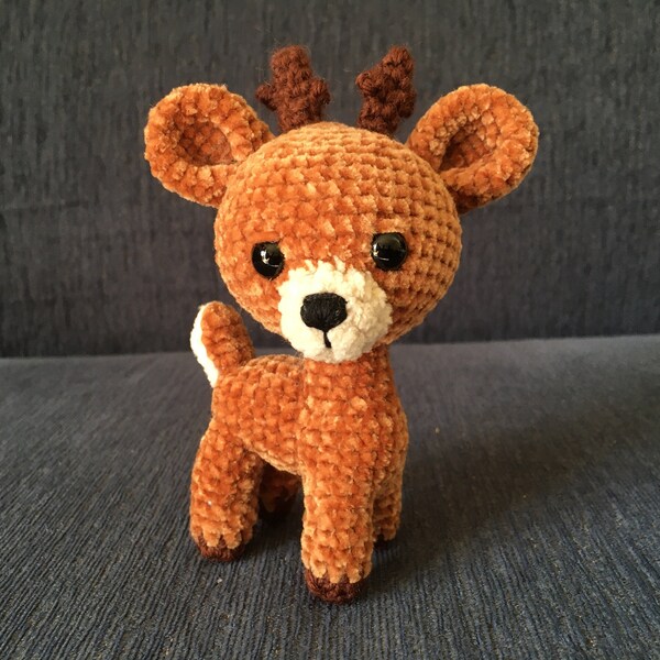 Small Deer Crochet Pattern , Amigurumi Mini Animalcrochet PDF Ebook ...